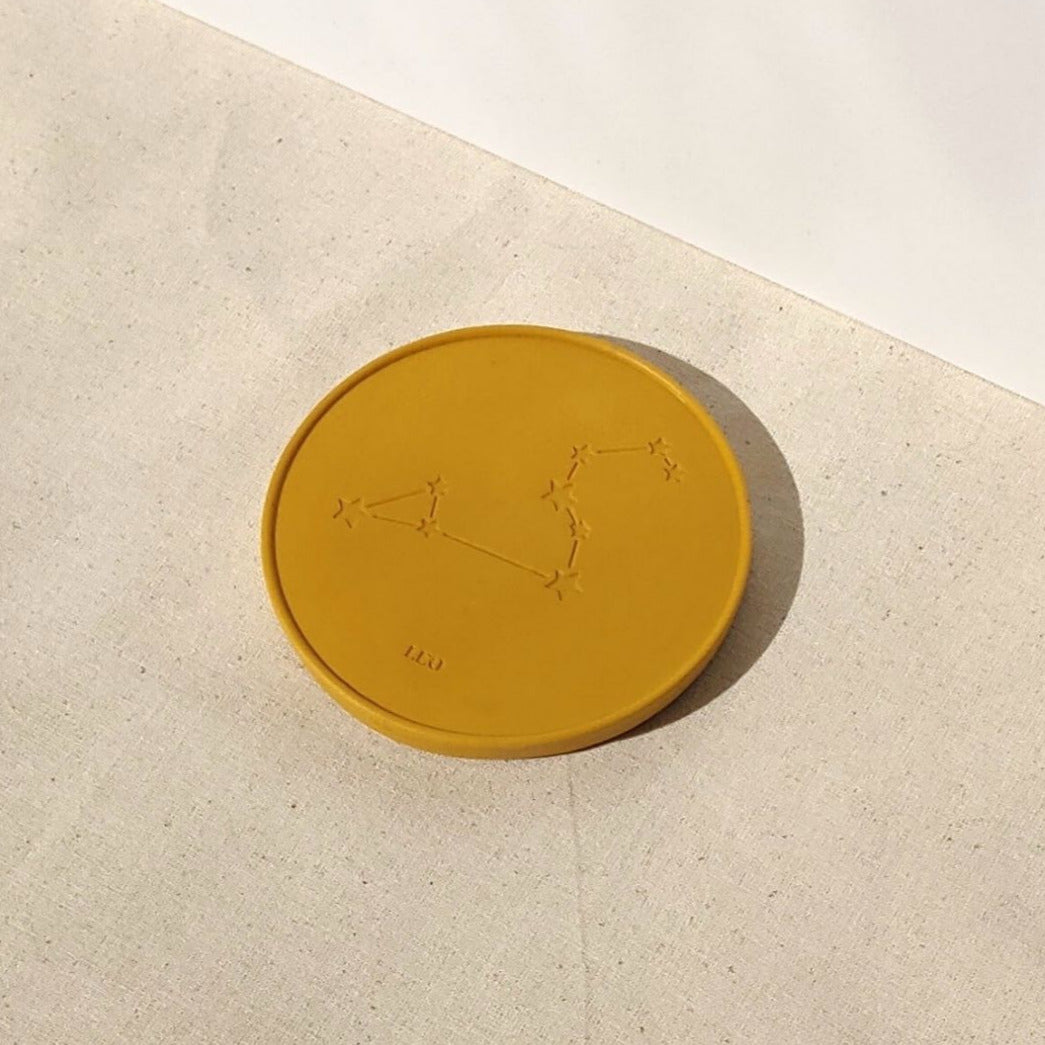 Custom Star Sign Coasters in Turmeric | Unique Handmade Homewares ...