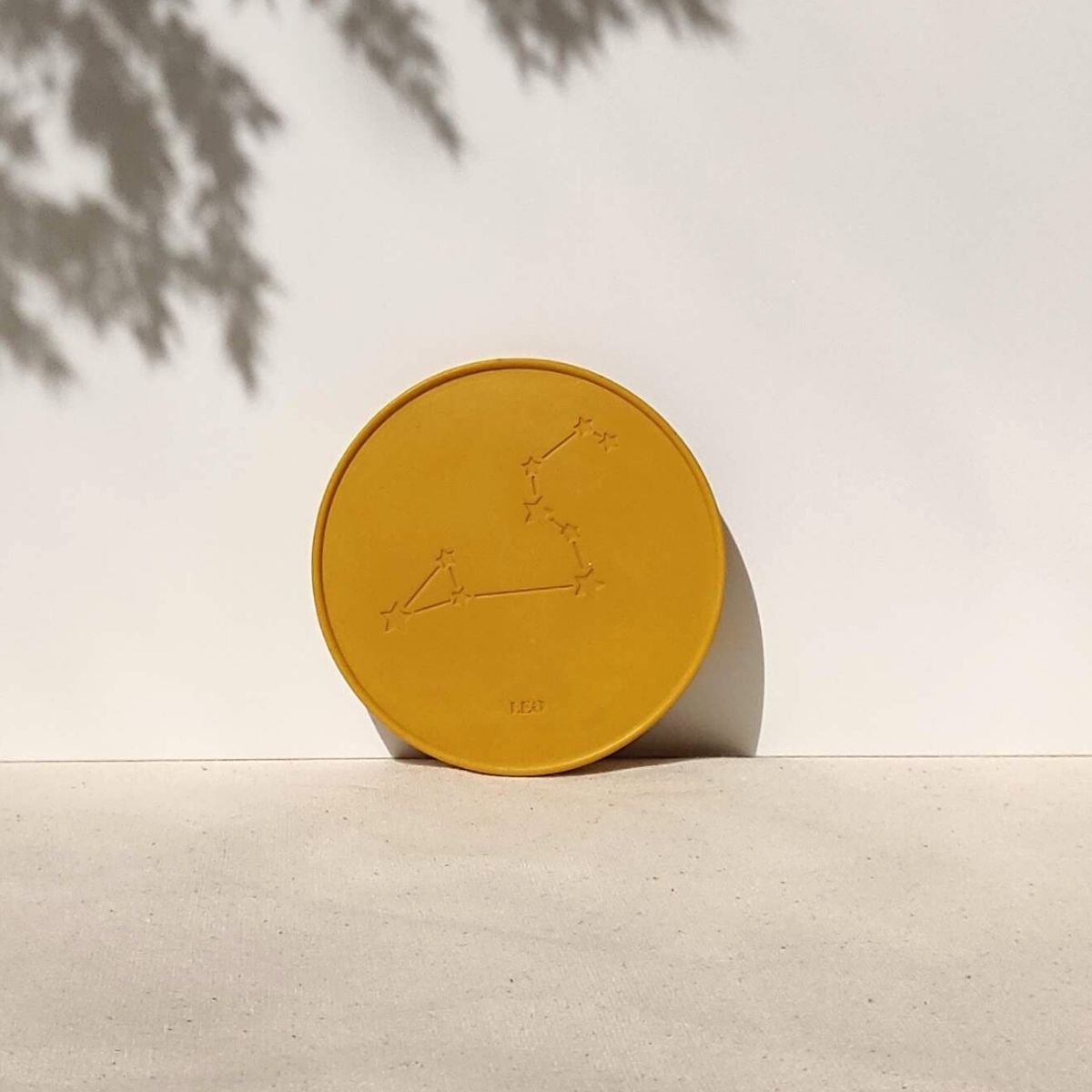 Custom Star Sign Coasters in Turmeric | Unique Handmade Homewares ...