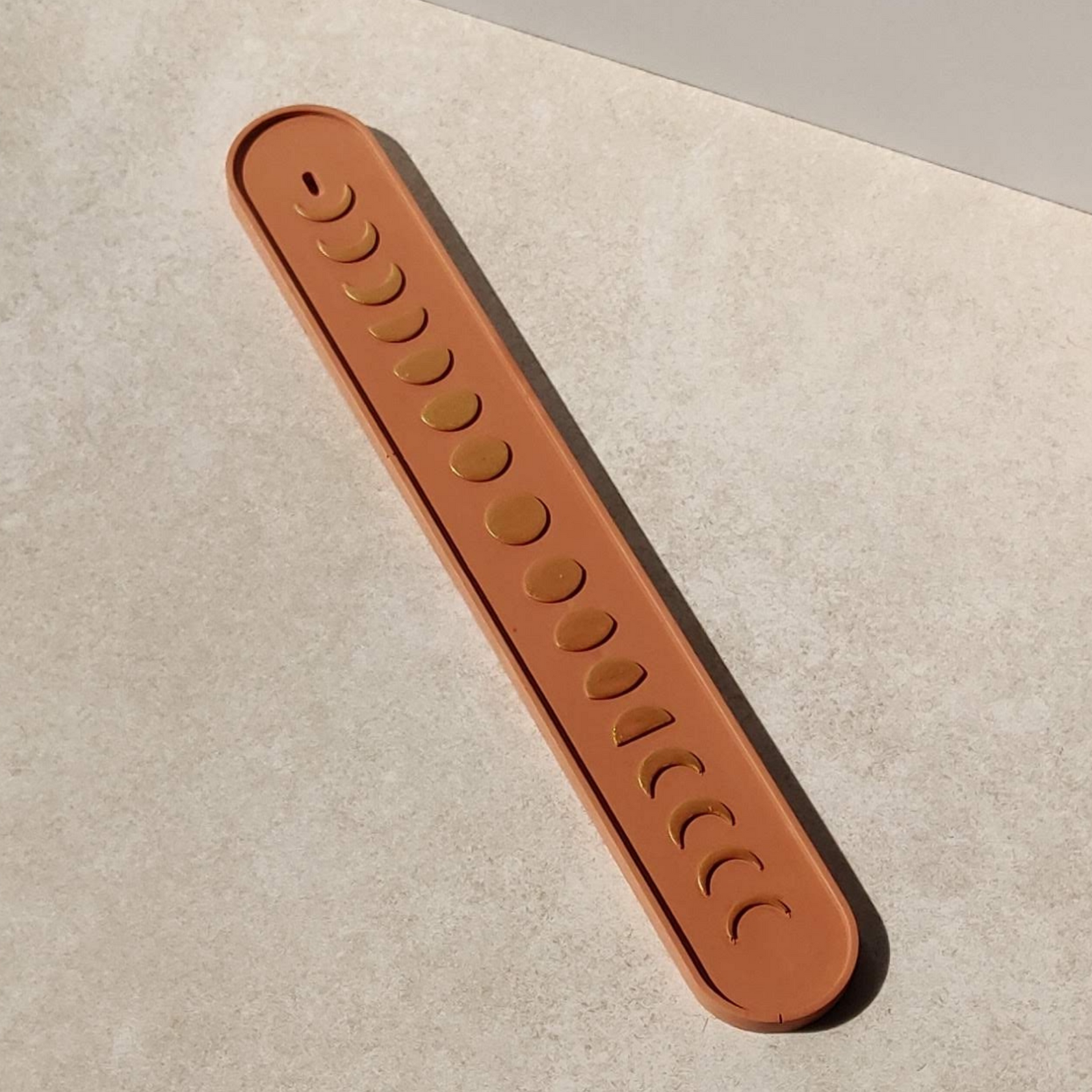 Custom Incense Holder with Moon Phases Design | Handmade Home ...